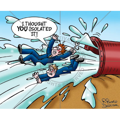 Isolated-It | Safety Cartoon - health and safety cartoons