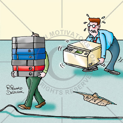 incorrect-Carrying-Lifting | Safety Cartoon - health and safety cartoons